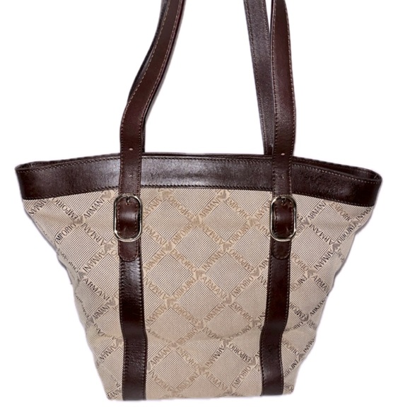 Emporio Armani | Bags | Authentic Emporio Armani Signature Monogram Bag ...